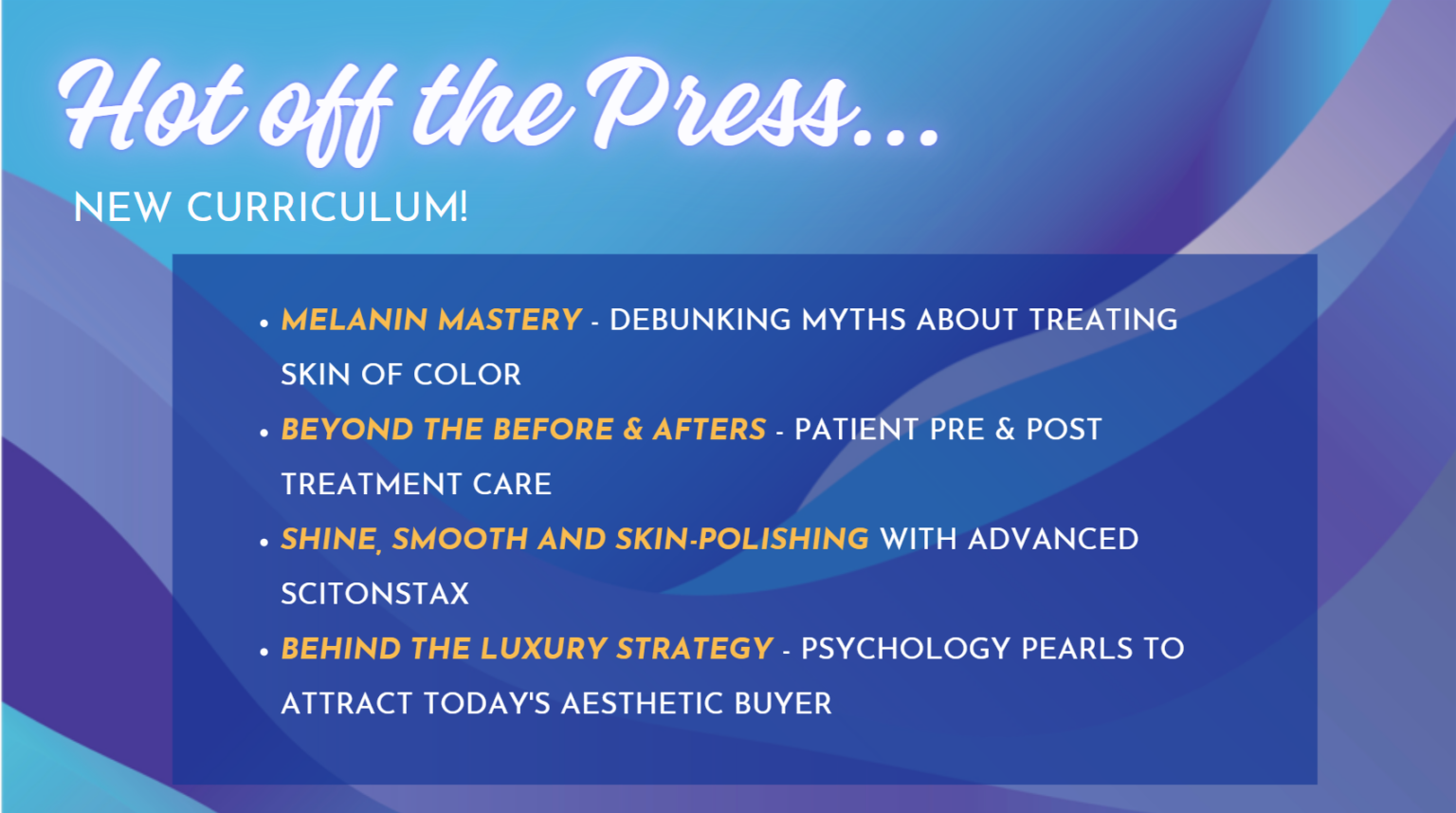 Everything You Need to Know About Skin CEO: Sciton’s 2-Day Laser ...