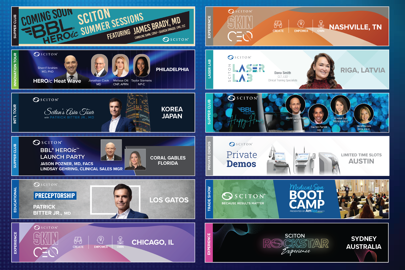 Your Go-To Guide to Sciton’s Educational Events & Resources - Sciton